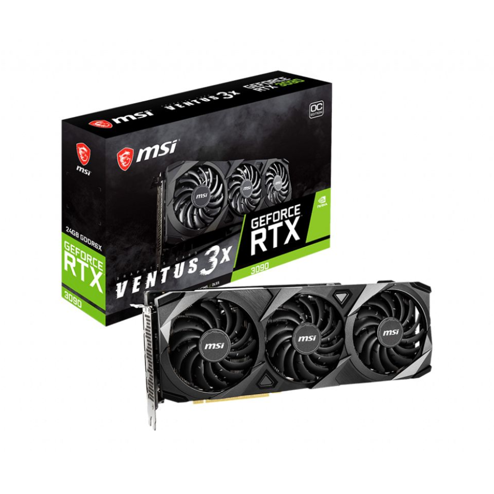 مشخصات و قیمت کارت گرافیک MSI RTX 3090 VENTUS 3X کارکرده